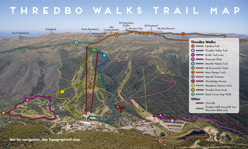 Walking trails | Thredbo Alpine Village