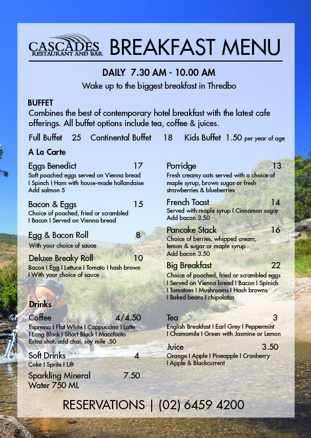 Cascades Restaurant | Thredbo Alpine Hotel | Thredbo Resort